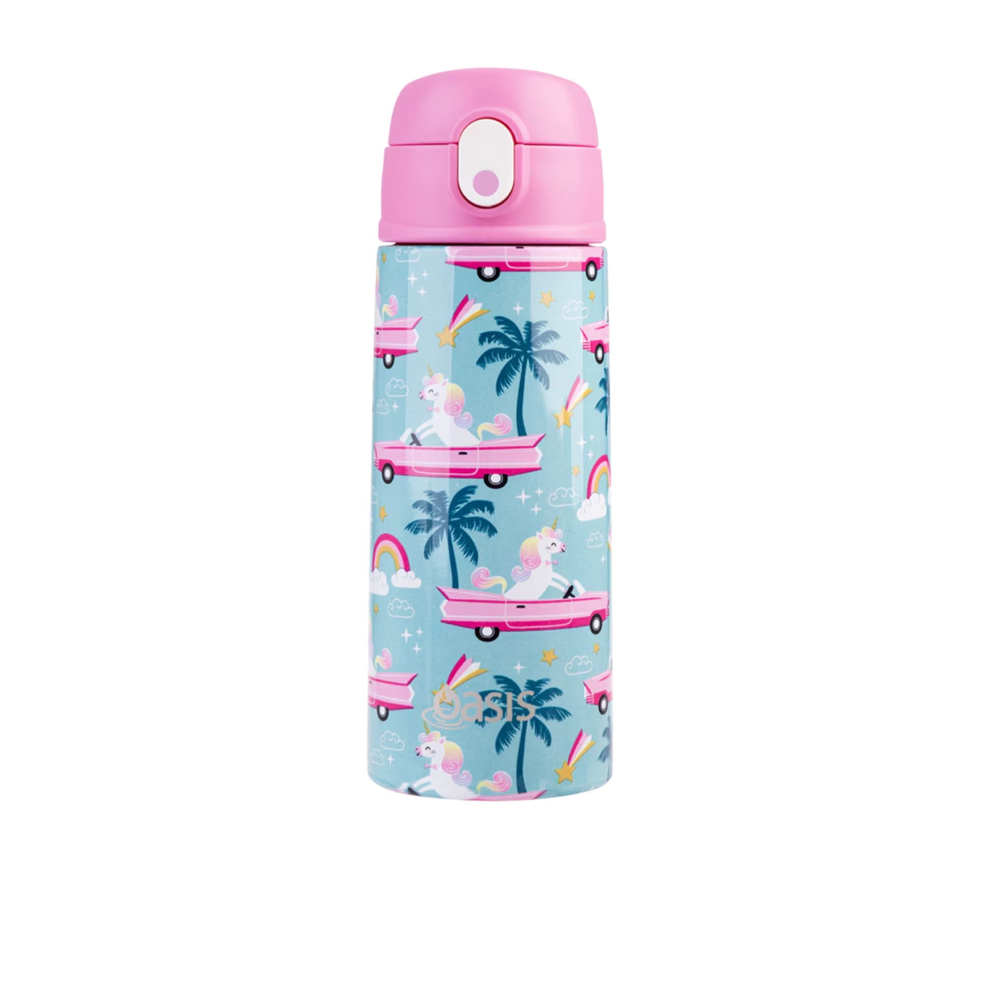 Oasis Double Wall Insulated Kids Drink Bottle 550mL Pink Cadillac | Kitchen Warehouse™